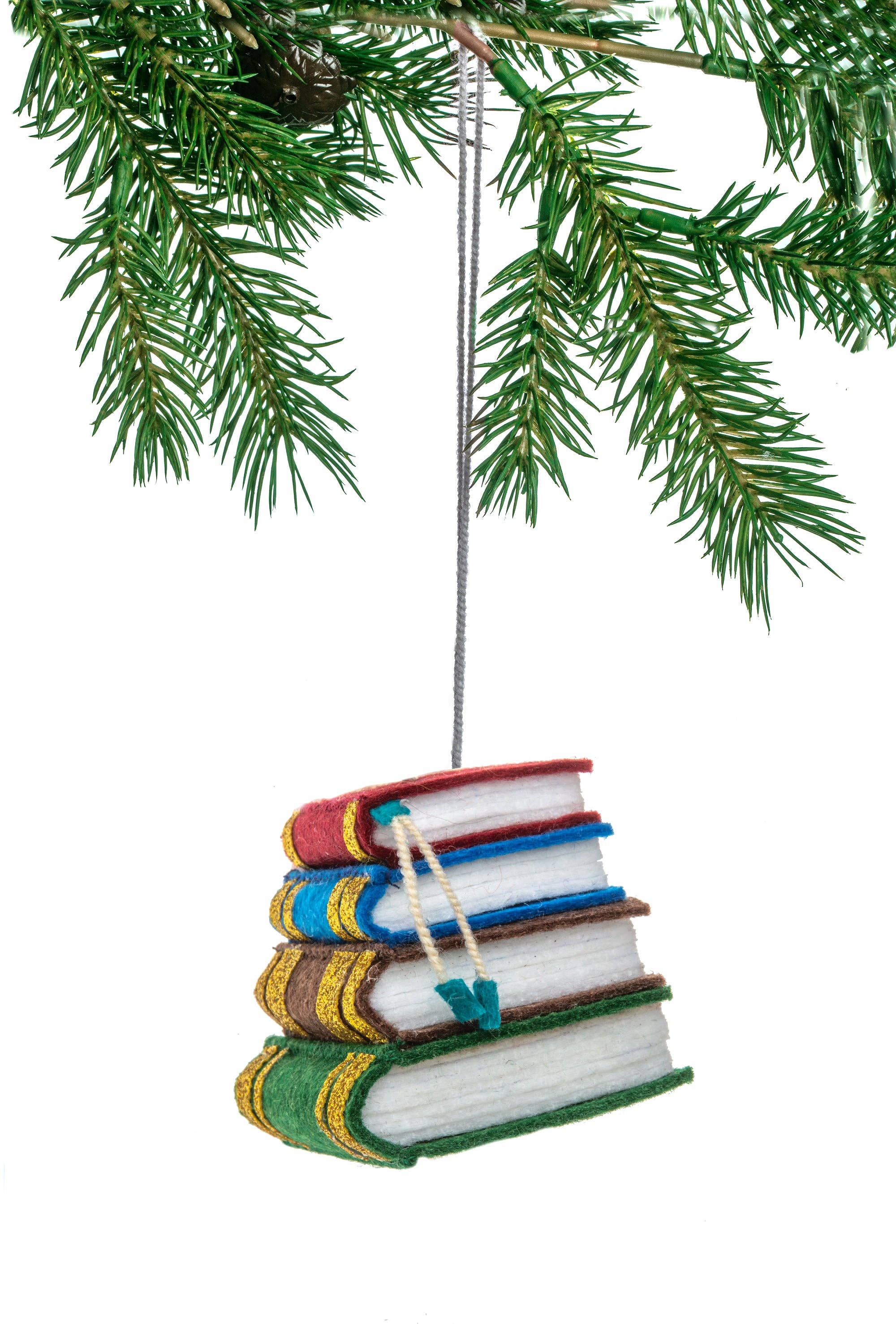 Stack of Books Ornament – Abigail Rose & Lily Too