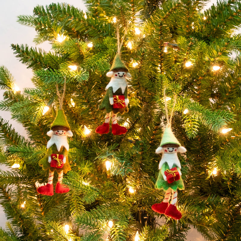 Ornament - Felt Christmas Elf – Abigail Rose & Lily Too